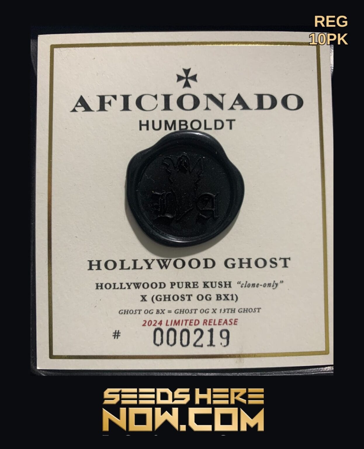 Hollywood Ghost Cannabis Strain 10pk | 20-25% THC, Citrus Aroma